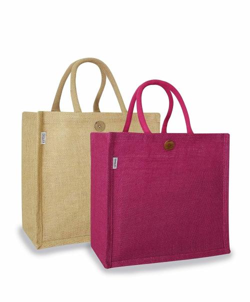 Buy EARTHBAGS Solid Color Bags with Loop Closure (Magenta) - Pack of 2 ...
