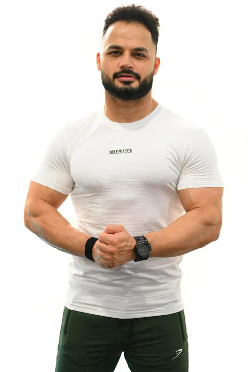 Buy Fuaark Revival Sports and Gym Tshirt White Online at Best Prices in ...