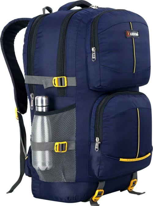 Buy Axen Navy Blue Polyester Rucksack 65 L Online at Best Prices in ...