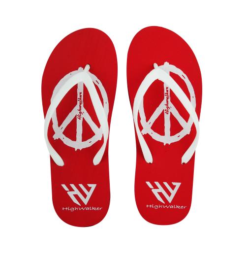 Buy HighWalker Women's Red Flip Flops Online at Best Prices in India ...