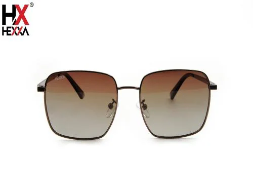 Buy HEXXA Fancy Polycarbonate Lens Metal Frame Wayferer Sunglasses for ...