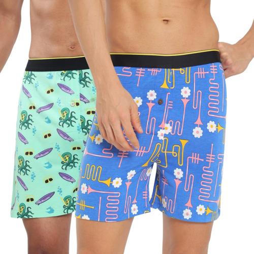 Buy bummer Printed Boxers For Men | Solids Micro Modal Fabric Feels Soft & Cozy | 4 Way Stretch ...
