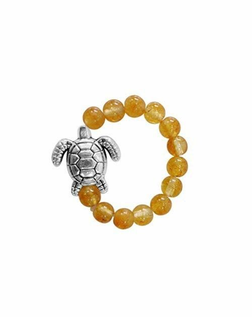 Buy Shubhanjali store Crystal Adjustable Turtle Finger Ring (Women and ...