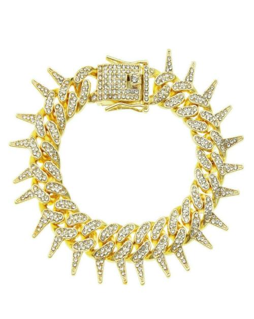 Buy VIEN Mc Stan Iced Out Cuban Link Bracelet Bling Zirconia Miami Link ...