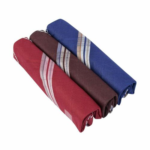 Buy Ralish Cotton Premium Handkerchief Hanky for Men's Pack of 3 Online ...