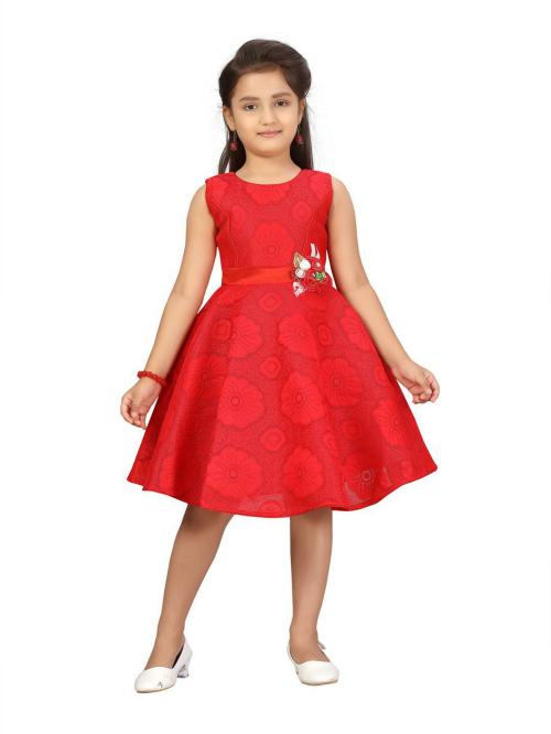 Buy Aarika Girls Red Colour Frock Online at Best Prices in India - JioMart.