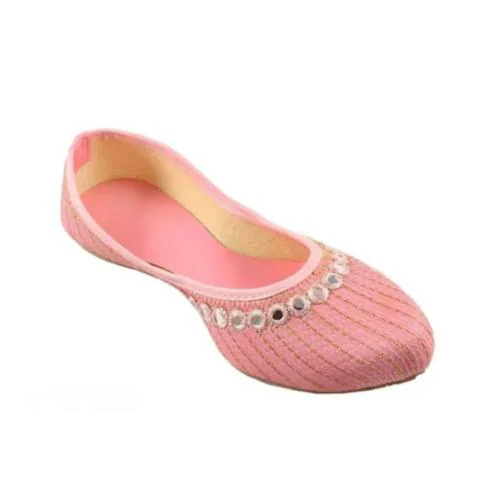 Buy Stepy Baby Pink Lining Jutti for women | Mojri for women | Jutti ...