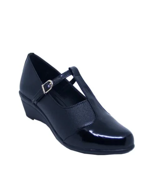 Buy Banuchi women Black wedges bellies Online at Best Prices in India ...