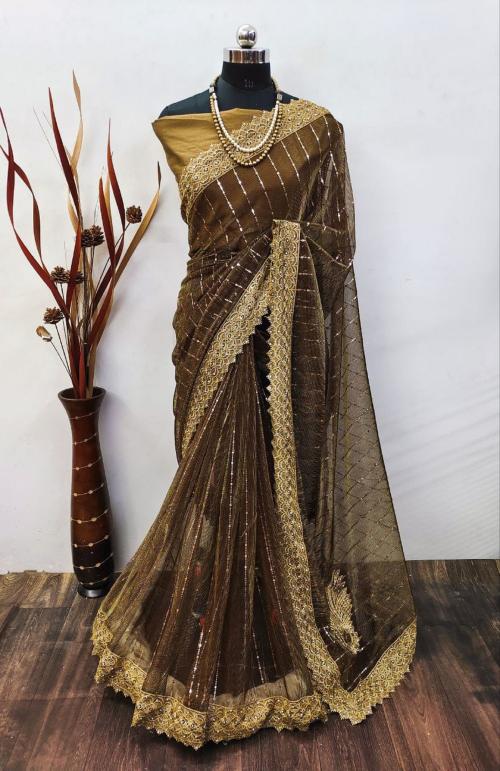 Buy Cashing Fashion Fancy Embroidery & Daimand Work With Cut Work ...