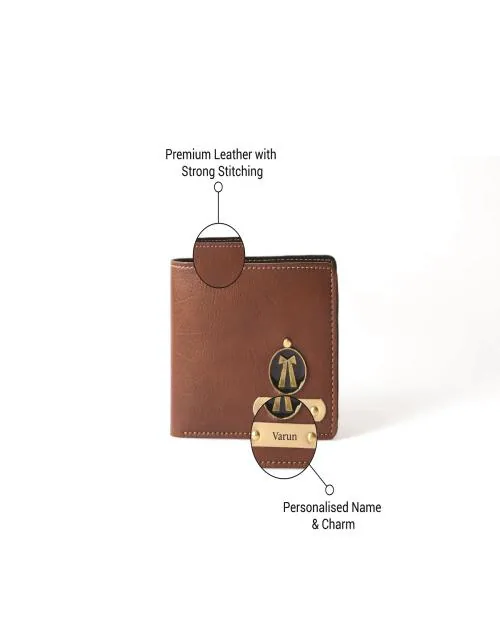 Buy The Bae Gift Customized Leather Men's Wallets with Name ...