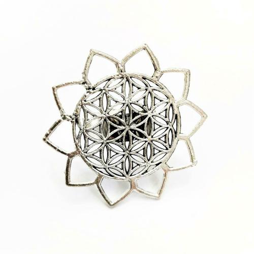 Buy Yash Jewels Emporium Silver-Plated Brass Adjustable Classic Ring ...