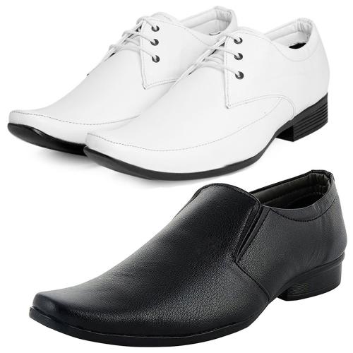 Buy Vitoria Stylish Leather Formal Shoes Combo For Men And Boys ,Pack ...