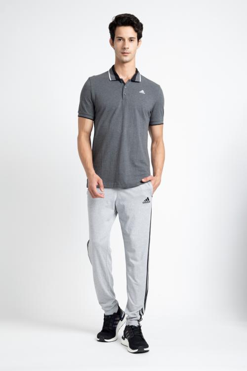 Buy Adidas Men ESS Core Polo Grey Training Polo Shirt Online at Best ...