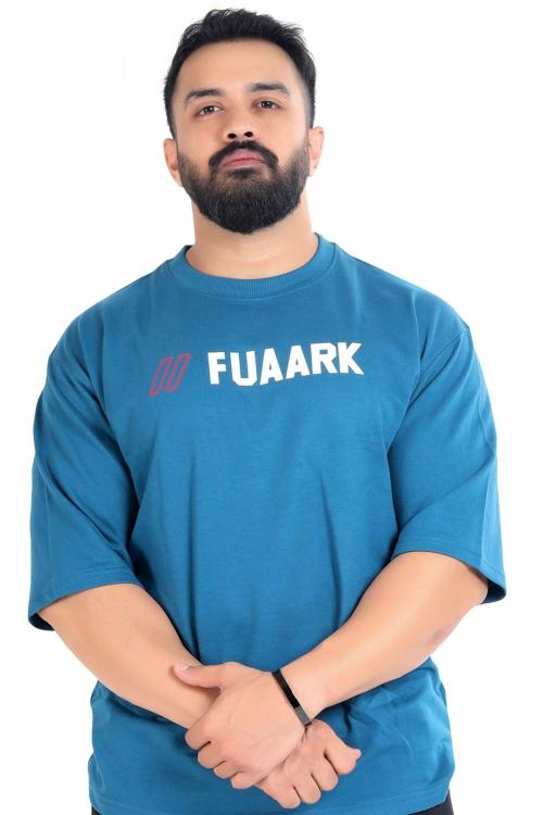 Buy Fuaark Greatest Oversized Sports and Gym Tshirt Blue Online at Best ...