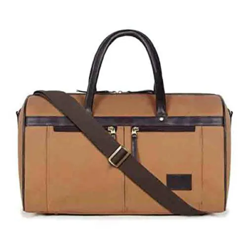 Buy The Clownfish Scott Yellow Ochre Polyester Travel Duffle Bag For ...