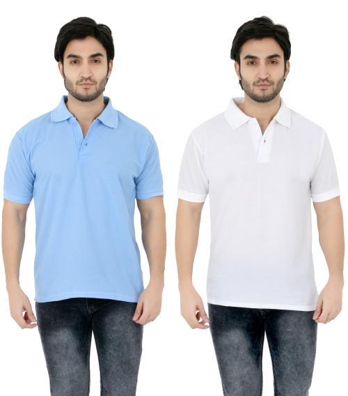 Buy Keoti Men Polo Collar Neck Poly-cotton(Mattey) Fabric Casual Wear T ...