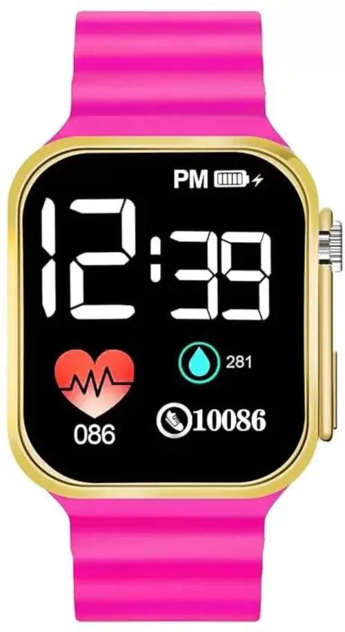 Buy foreigner Ultra Design Digital LED TIME DISPLAY Smartwatch (white ...