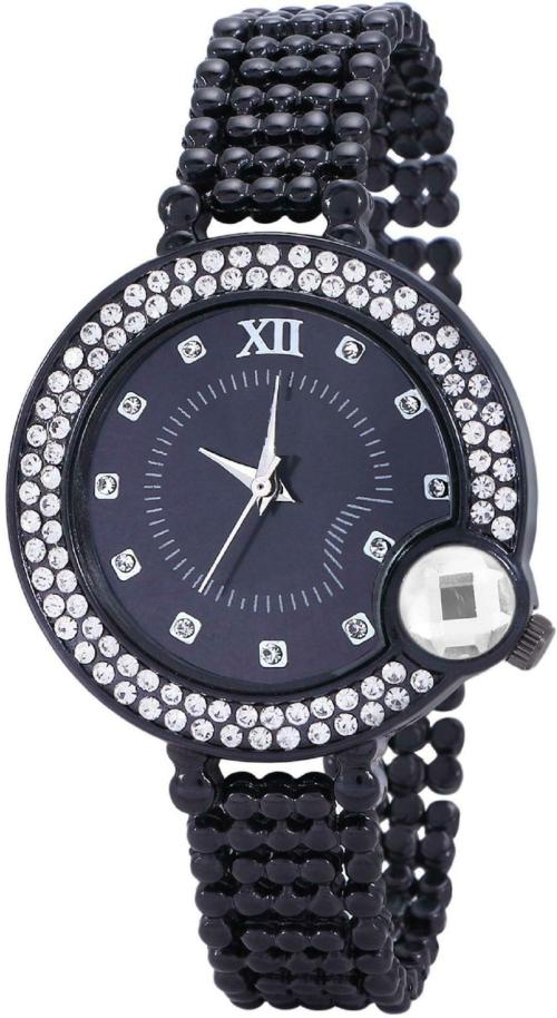 Buy TRUE COLORS Analog Black Dial Black Strap Watch for Women Online at ...
