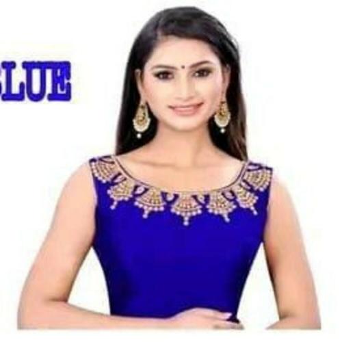 Buy KESWI FAB Women's Multicolour Phantom Silk Heavy Embroidery ...