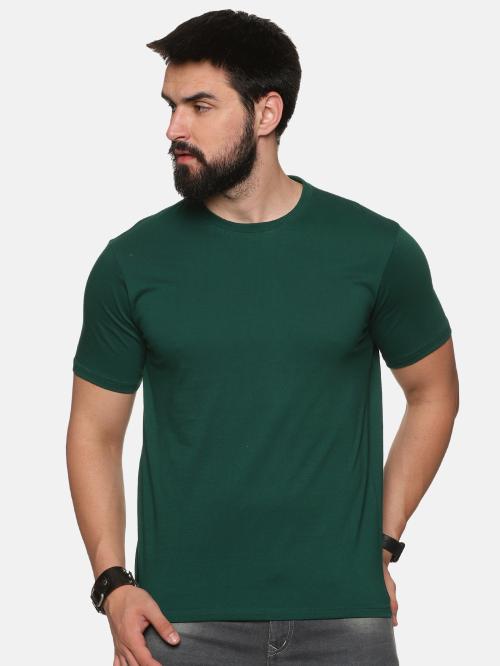 Buy Bolder Mens Solid Round Neck Half Sleeve Tshirt Online at Best ...