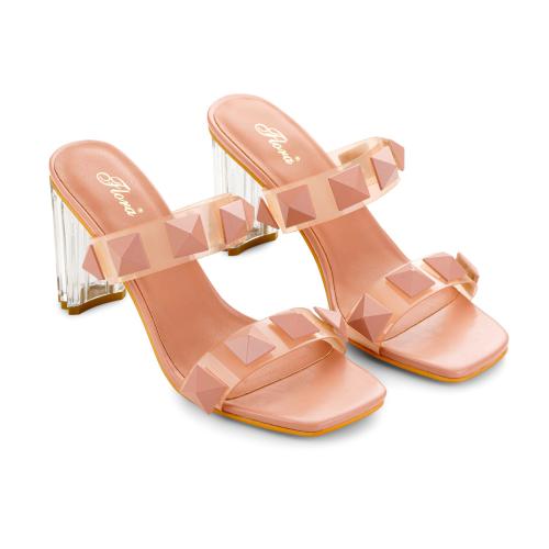 Buy FLORA Glamour Collection: Exquisite Transparent Pyramid-Studded ...