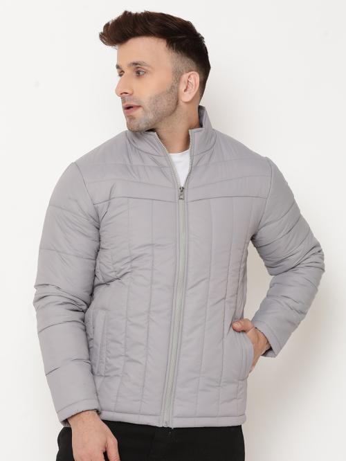 Buy ONNIT Men's Mint Winter Wear Full Sleeves Solid High Neck Puffer Jacket Online at Best ...