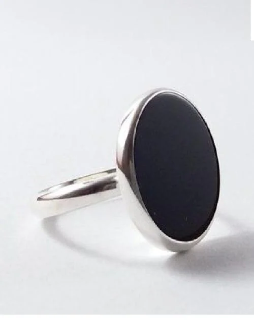 Buy Black Agate Sulemani Hakik Ring Online at Best Prices in India ...