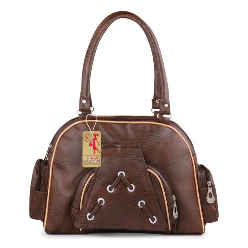 Buy Ritupal Collection Women Brown Pu Hand-Held Bag Online at Best ...