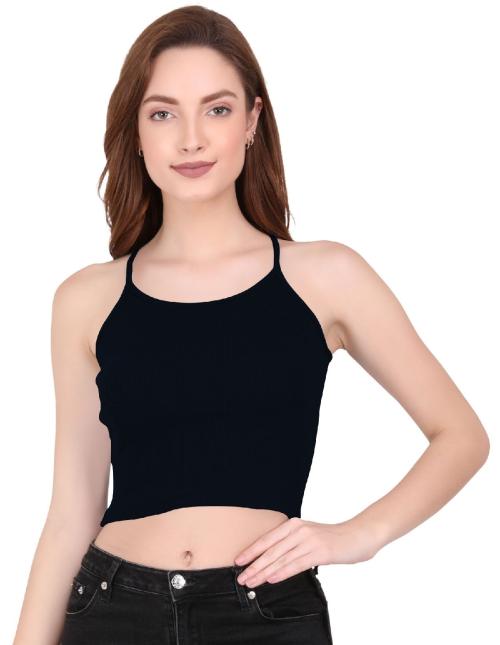 Buy THE BLAZZE B1002 Womens Camisole Neck Crop top ready made tops Online at Best Prices in ...