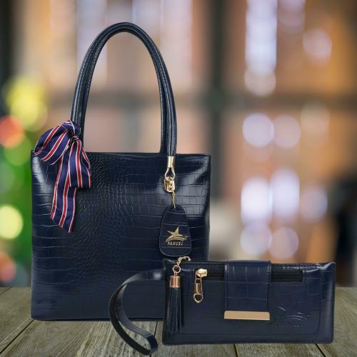 Buy Fances Women Blue Handbag (Pack of: 2) Online at Best Prices in ...