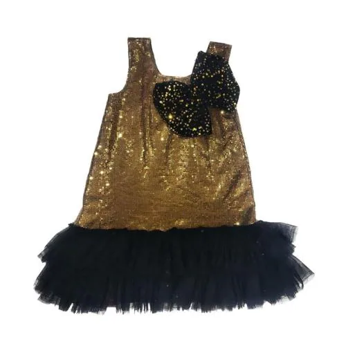 Buy TILISM Knee Lenght Midi Frock Dress for Kids Girls Flared Frock ...