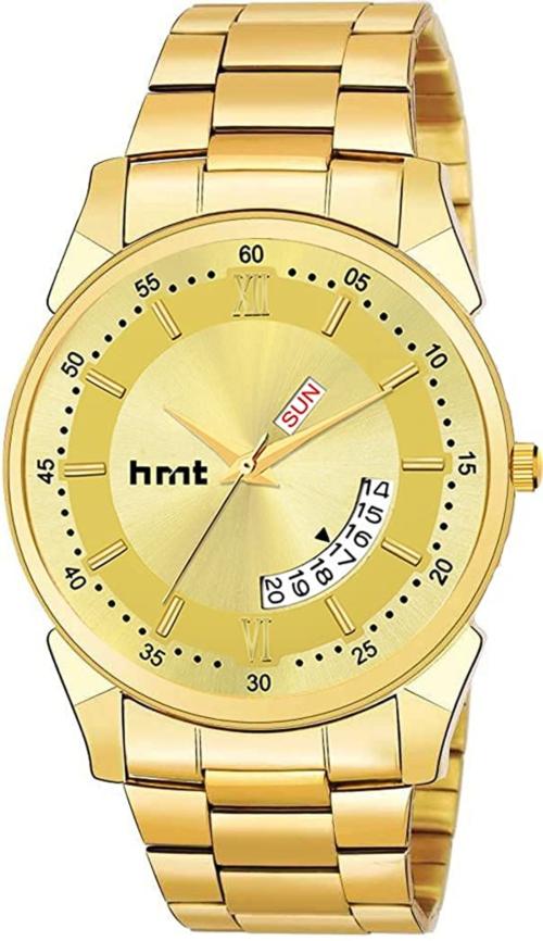Buy hrnt Analog Gold Dial and Strap Watch for Men (HMTG-G-9042) Online ...