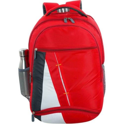 Buy Zeden Red Polyester Laptop Backpack/School Bag 30 L Online at Best ...
