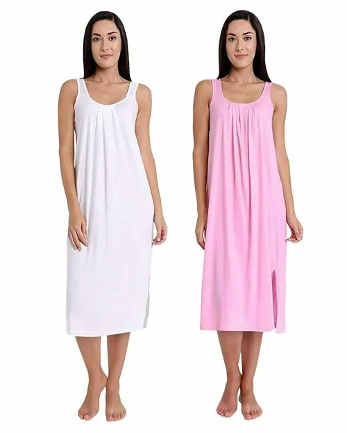 Buy TWGE Cotton Full Length Camisole for Women - Long Inner wear ...