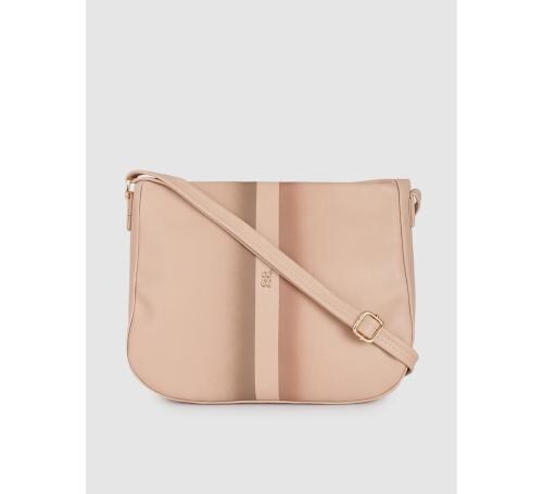 Buy Baggit Women Beige Synthetic Structured Handheld Bag - M Online at ...