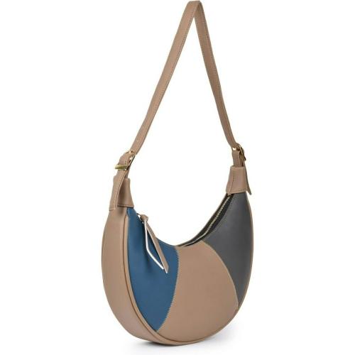Buy Romofy Beige Zipper Shoulder Bag for Women - 3 L Online at Best ...