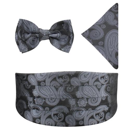 Buy Kavove Paisley Black Cummerbund Gift Set Online at Best Prices in India - JioMart.