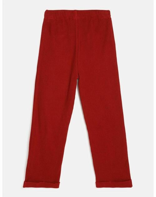 Buy MINI KLUB Kids Girls Rust Knit Pant Online at Best Prices in India ...