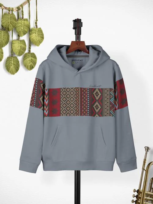 Buy HELLCAT Girls Printed Cotton Blend Hoodie T-shirt Pack of 1 Online ...