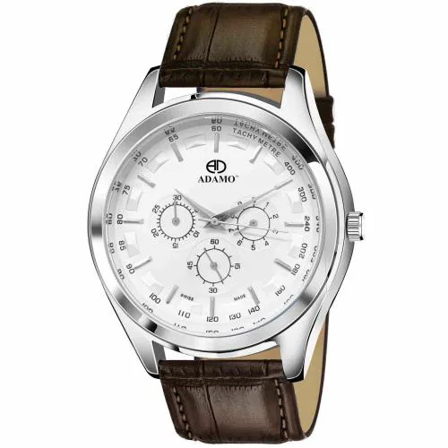 Buy ADAMO Chronograph White Dial Men's & Boy's Watch 870SEL01 Online at ...