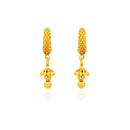 Buy arch fashion Traditional Glod Platted Bali Jumkhi Earring ERG 1860 Online at Best Prices in ...