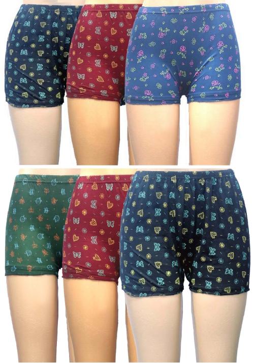 Buy SA Shahana Enterprises Women's bloomers long Waist Flower print ...