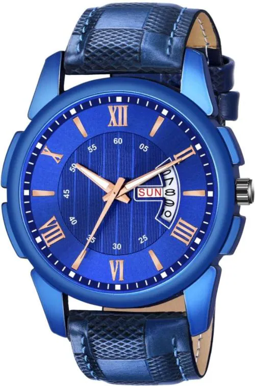 Buy Kovonsh Analog Blue Dial Blue Strap Watch For Men Online at Best ...