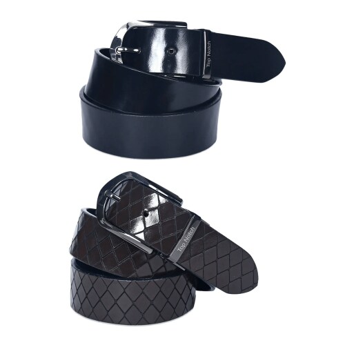 Buy Top Notch Men Genuine Leather reversible belt for office purpose ...