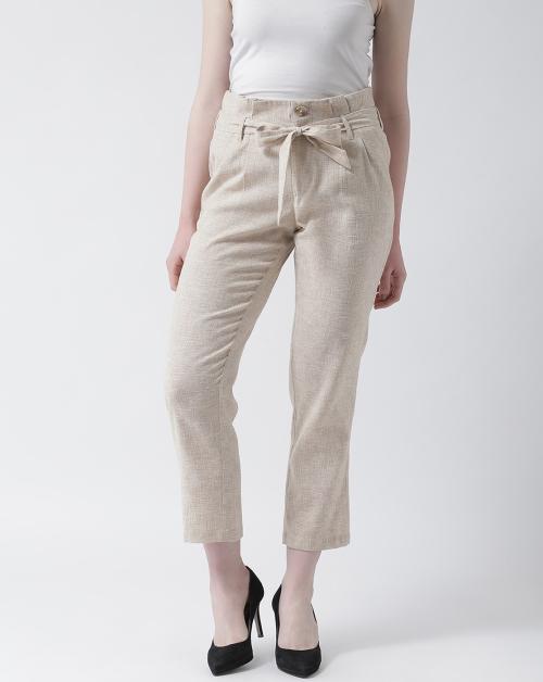 Buy Brown Box Pleated Pant Online at Best Prices in India - JioMart.
