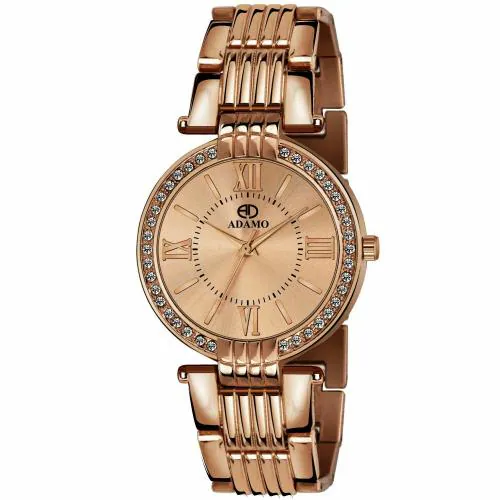 Buy ADAMO Designer Brown Dial Women's & Girl's Watch 864EEM14 Online at ...