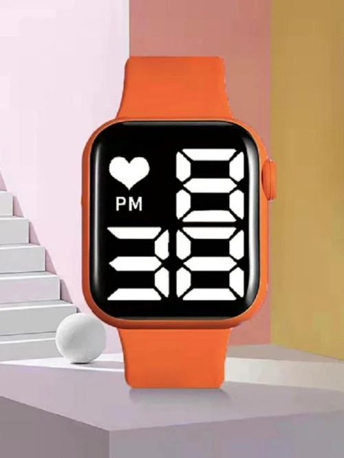 Buy HALA - i5 Orange Square LED Electronic Mechanism Digital Smart ...