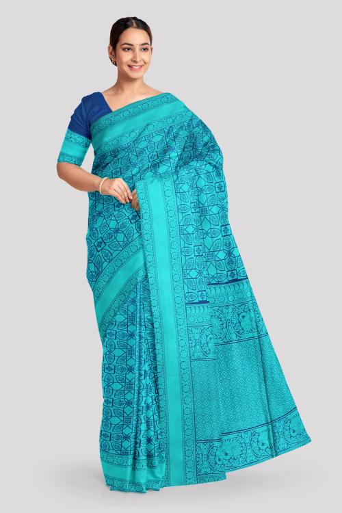 Buy KSR HANDLOOMS SEMI MUGA ALLOVER SAREE Online at Best Prices in ...