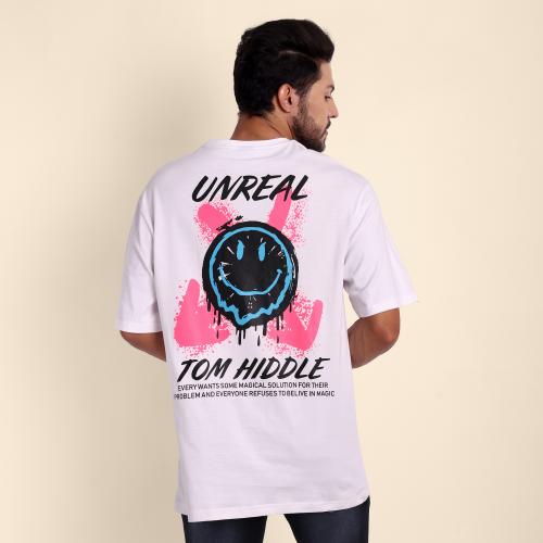 Buy Tom Hiddle printed Premimum Over size and Loose fit cotton Tshrits ...