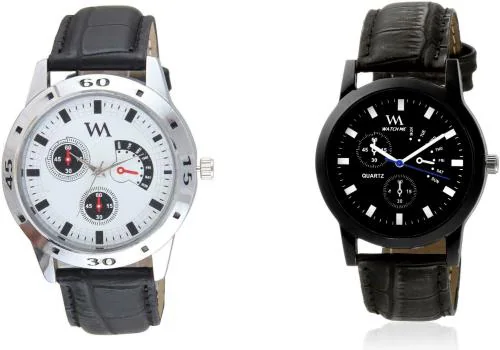 Buy WM Analog Multicolor Dial Multicolor Strap Watch for Men (REJG-AWC ...